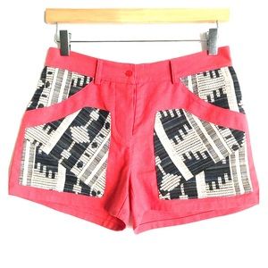 Sweet Lips | Shorts | Linen Blend Patchwork Shorts S | Poshmark